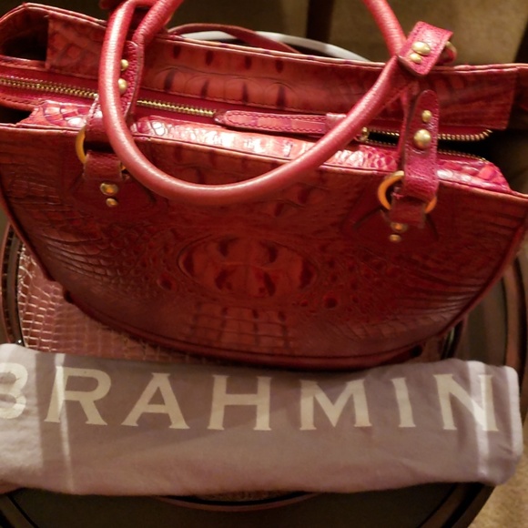 Brahmin | Bags | Brahmin Red Handbag And Wallet | Poshmark